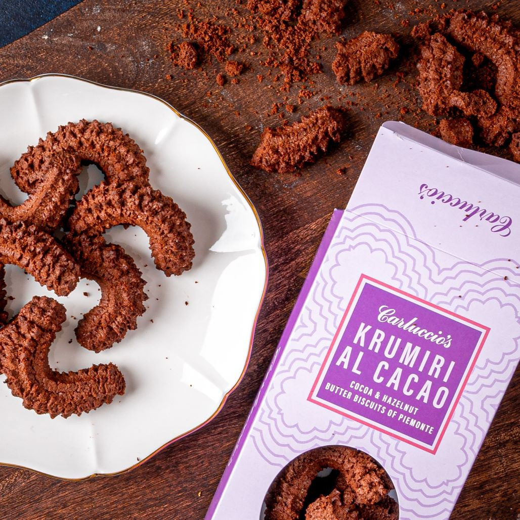 Krumiri al Cacao - Cocoa & Hazelnut Butter Biscuits, 200g