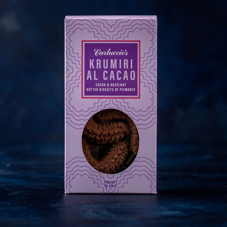 Krumiri al Cacao - Cocoa & Hazelnut Butter Biscuits, 200g